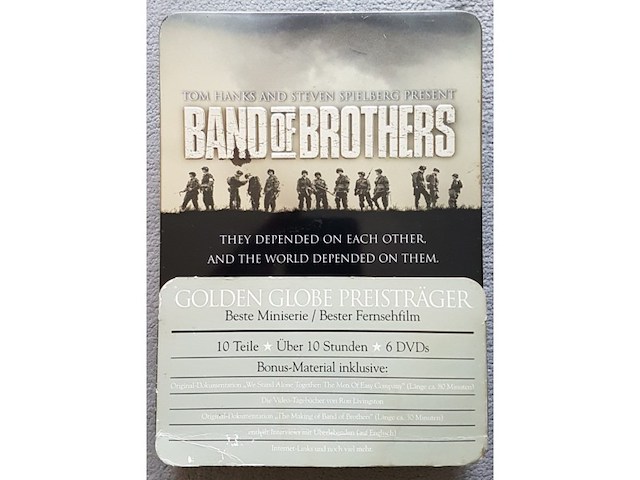 Band of Brothers / 6 DVD metal box / Tom Hanks