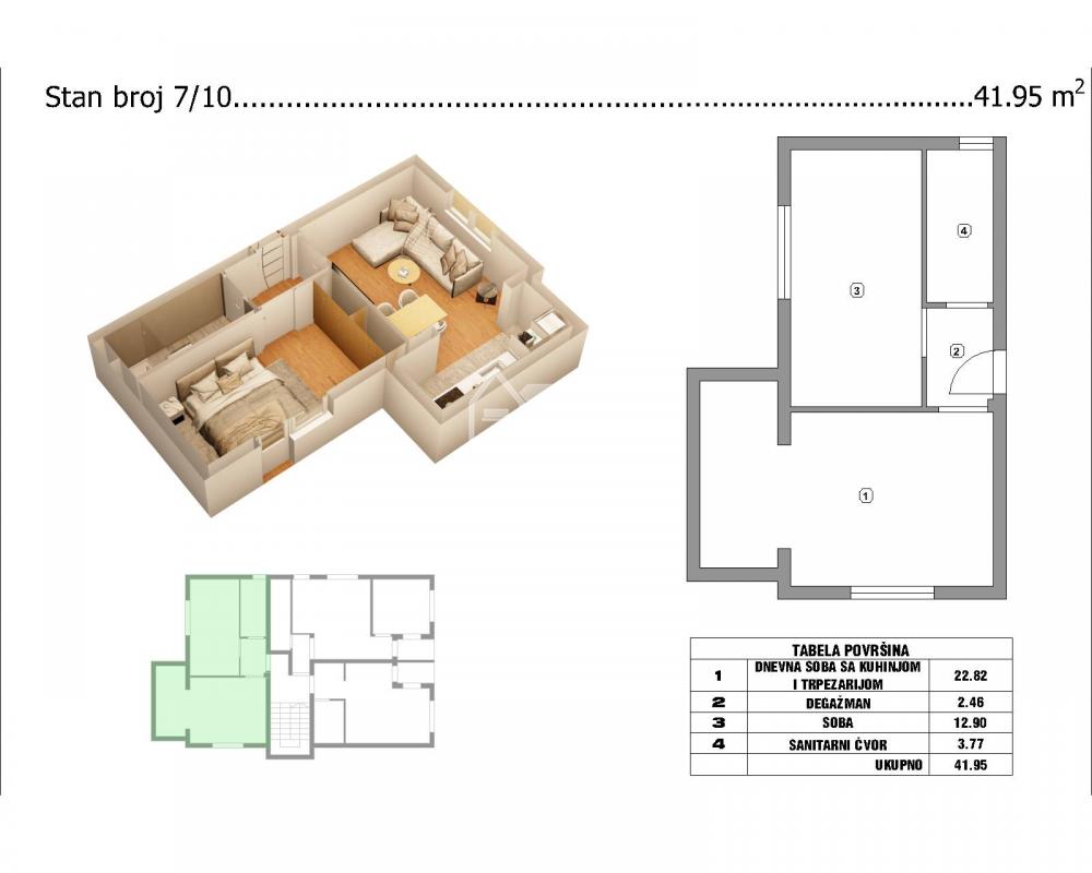 Novogradnja u Branko Bjegović ID#2353
66.500 €