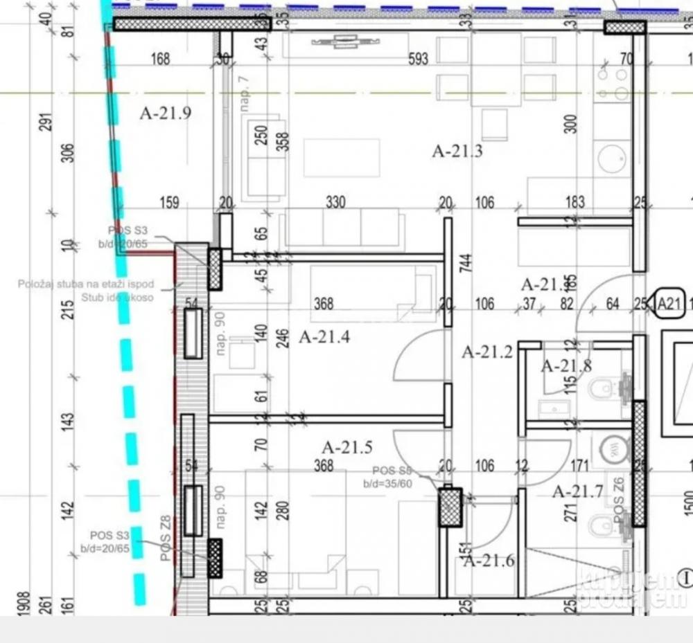 2.5 stan u izgradnji 100.000 €