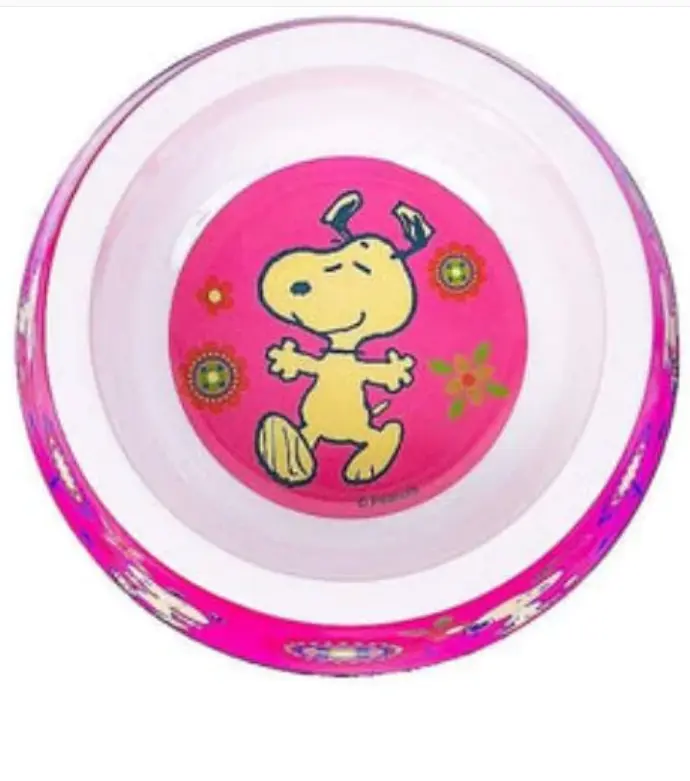ZOOZ PETS Činija za pse Snoopy PInk Flower L roze