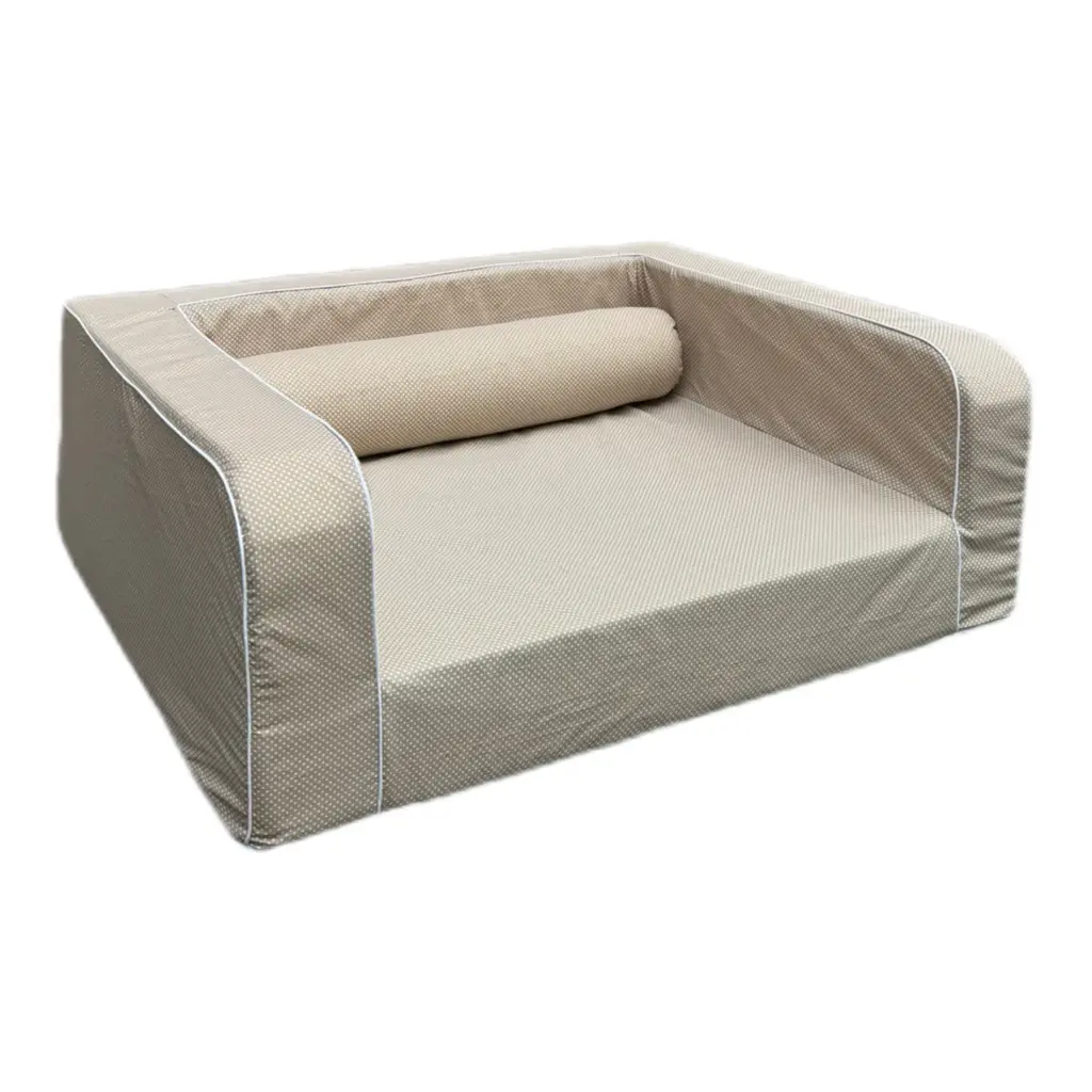 ZAMPINOO Sofa Miyo Basic Krevet za pse sa memorijskom penom, 90 x 70 x 30 cm, Bež