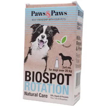 Paws&Paws Biospot rotation Ampula protiv parazita za pse preko 20kg, 4ml