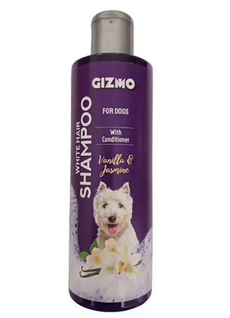 GIZMO Šampon sa regeneratorom za bele pse Vanila i Jasmin, 250ml