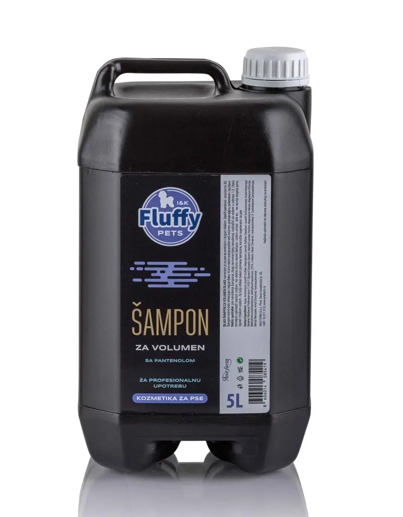 I&K Fluffy pets Šampon za volumen, 5L