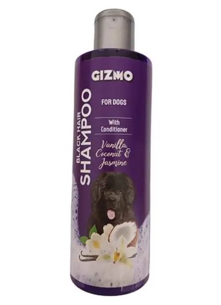 GIZMO Šampon sa regeneratorom za pse sa crnom dlakom Vanila, Kokos i jasmin, 250ml