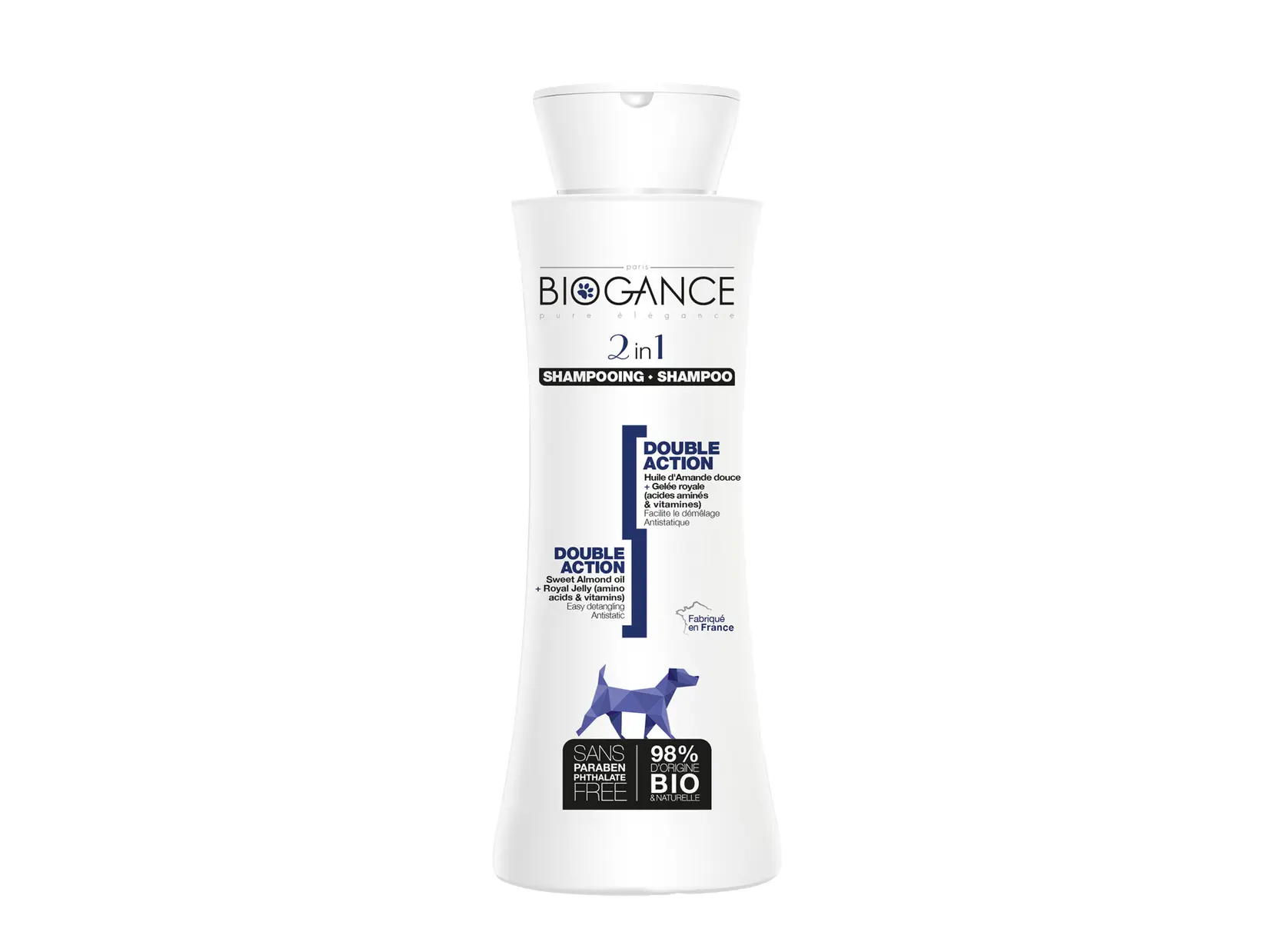 BIOGANCE Šampon i regenerator za pse 2u1, 250 ml