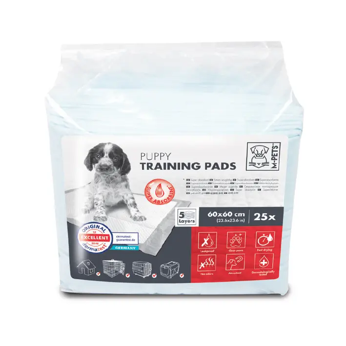 M-PETS Prostirke za štence All Day Training Pads 60x60cm 25/1