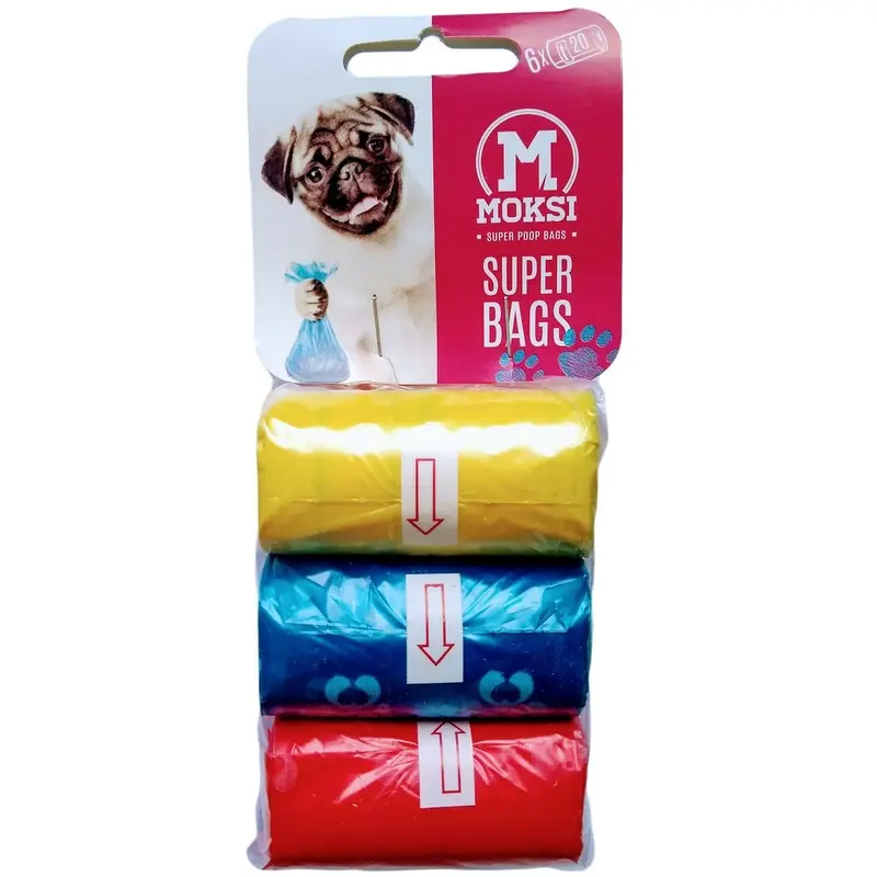 MOKSI Higijenske kesice otporne na cepanje Super Bags, 6x20 komada