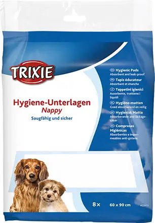TRIXIE Pelene za štence Hygiene Pad Nappy 60x90cm, 8 komada