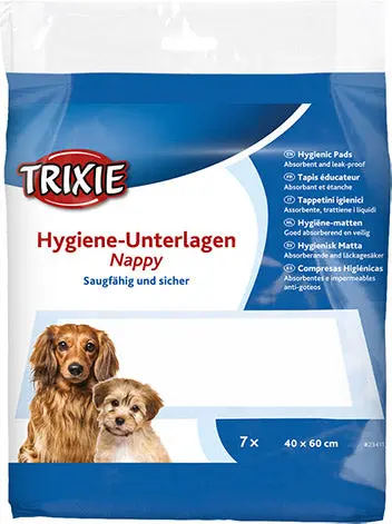TRIXIE Pelene za štence Hygiene Pad Nappy 40x60cm, 7 komada