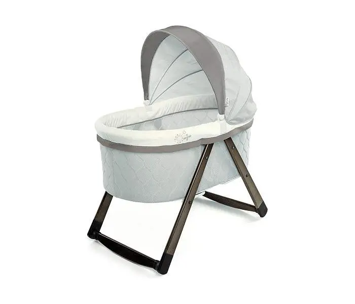 Kids II Korpa za bebe Foldawy Rocking Wood Bassinet 11162, Siva