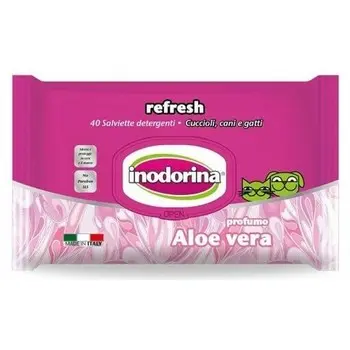 Inodorina Fresh Vlažne maramice za pse sa aloe verom, 100+10 komada