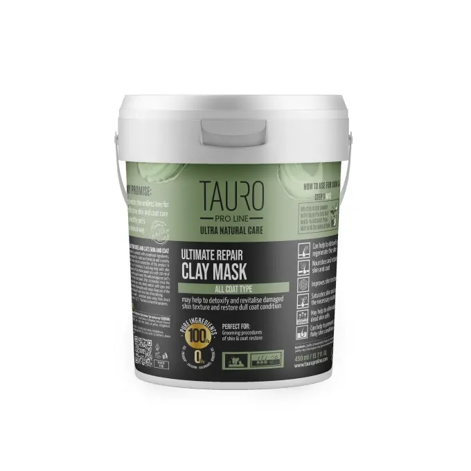TAURO PRO LINE Maska za kućne ljubimce Ultimate Repair Clay, 450g