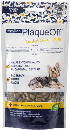PRODEN Plaque OffPoslastice za uklanjanje plaka i kamenca za male pse i mačke Dental Bites 60g
