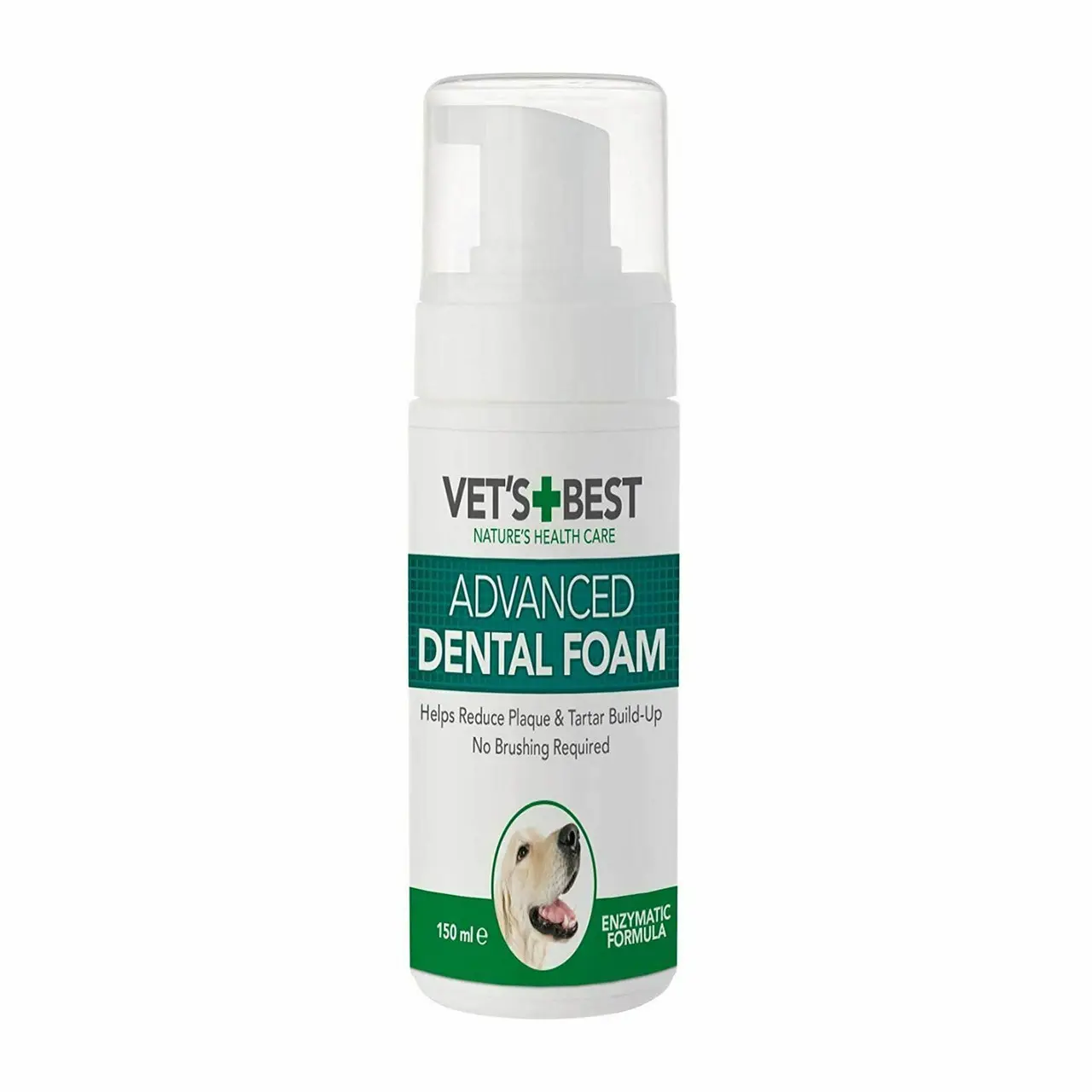 VET'S BEST Pena za čišćenje zuba pasa Dental Foam, 150 ml
