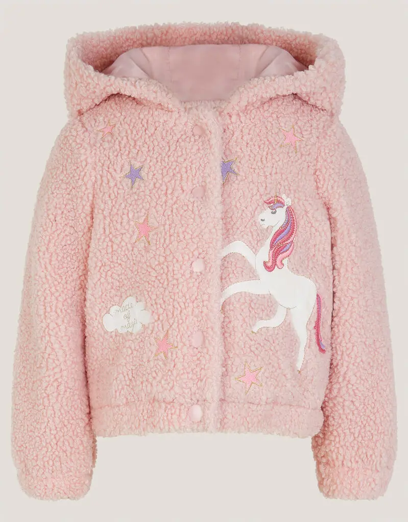 Monsoon Children Duks za bebe Unicorn, Sa kapuljačom, Roze