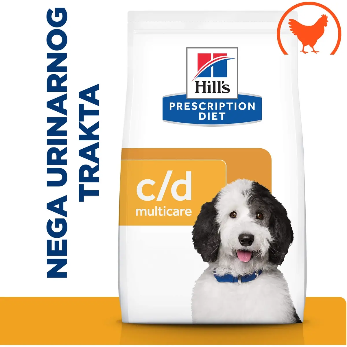 Hill's Prescription Diet Hrana za pse, c/d Multicare, Piletina, 4kg