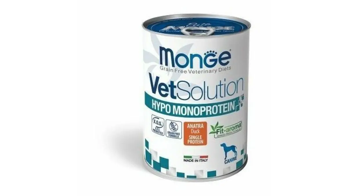 Monge VetSolution Hypo Monoprotein Hrana za pse sklone alergijama - pašteta, Pačetina, 400g
