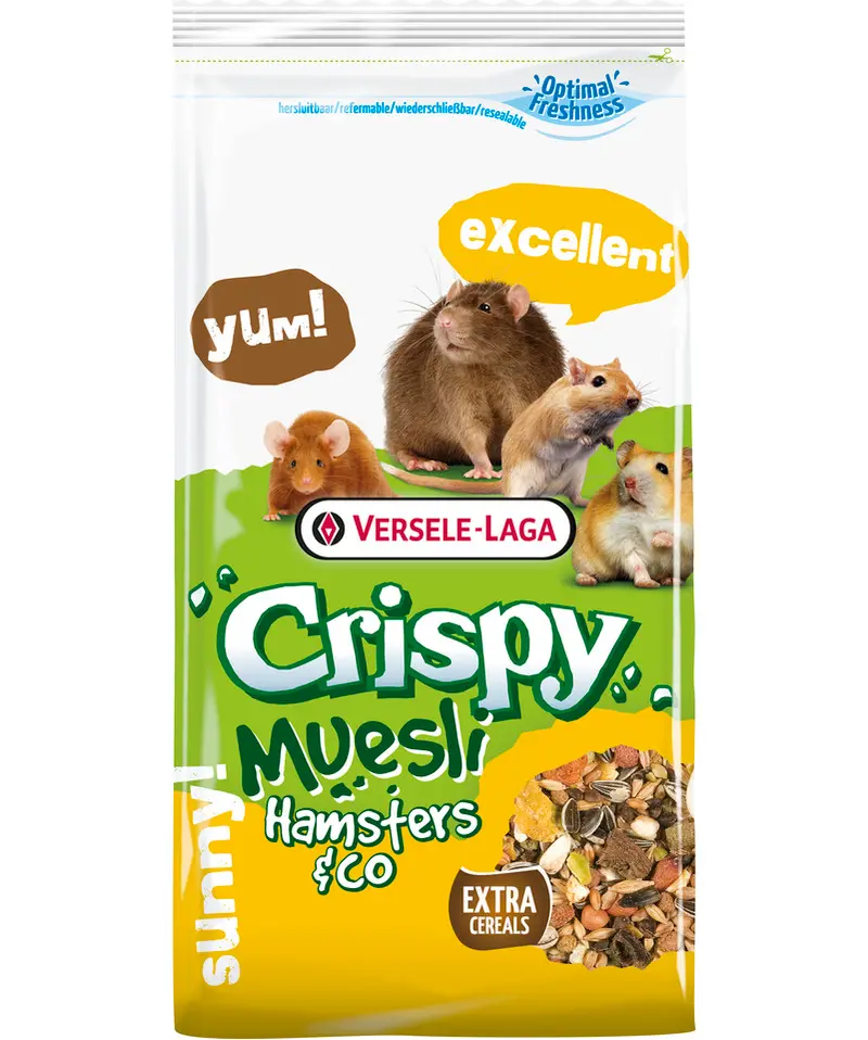 VERSELE-LAGA Hrana za hrčke Crispy Muesli Hamsters 20kg