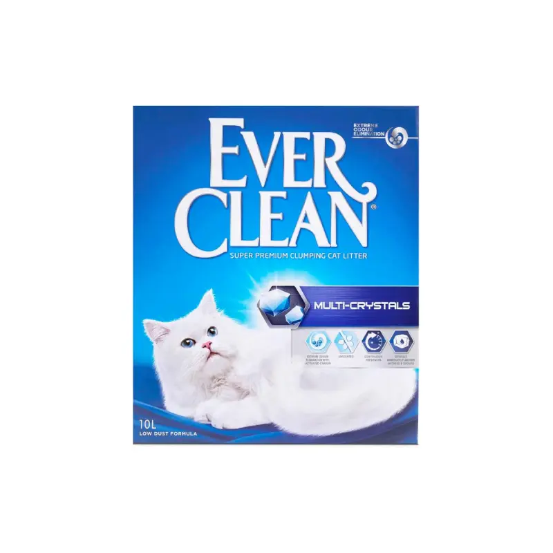 EVER CLEAN Posip za Mačke Multi-Crystals 10l