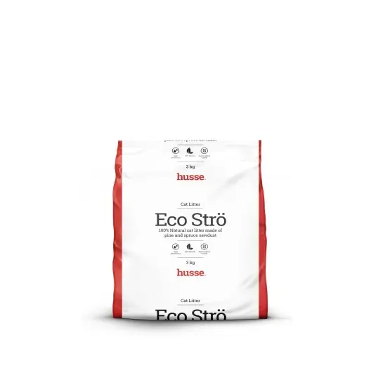 Husse Eco Strö Posip za mačke, 3kg