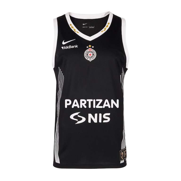 Dečiji dres "KK Partizan 2025/26", crni