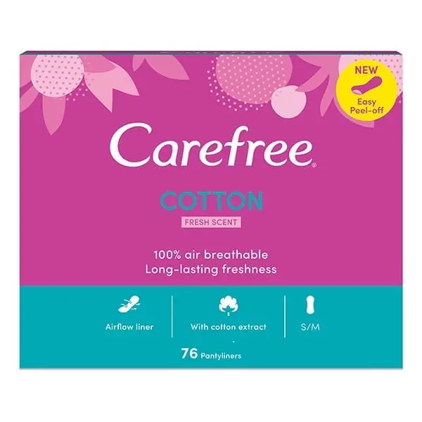CAREFREE Dnevni ulošci COTTON FRESH 58+18