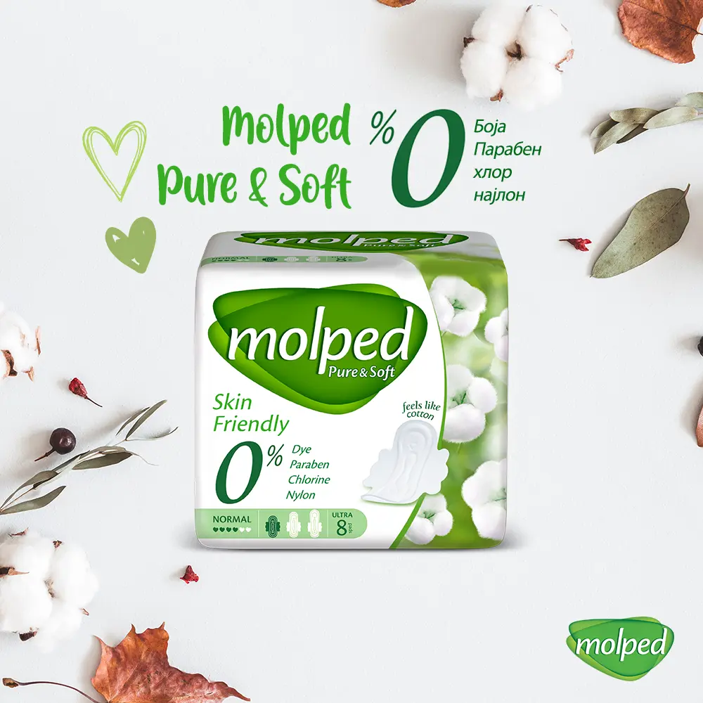 MOLPED Pure&Soft јastučići - Normalni / 8