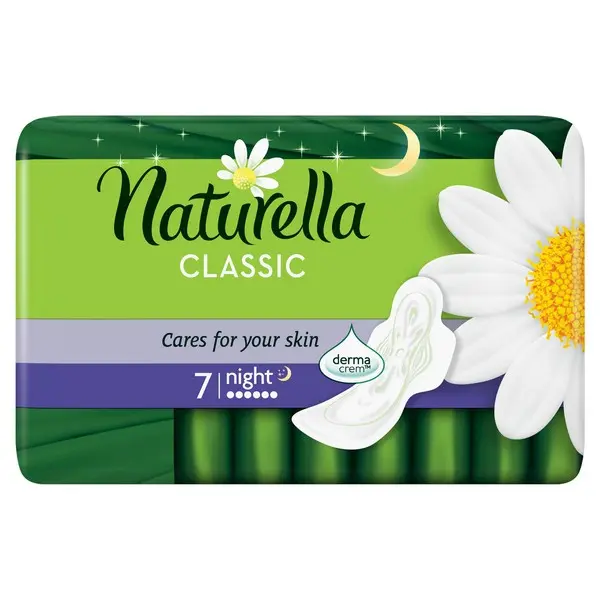 Naturella Classic Thick Single Noćni higijenski ulošci, 7 komada