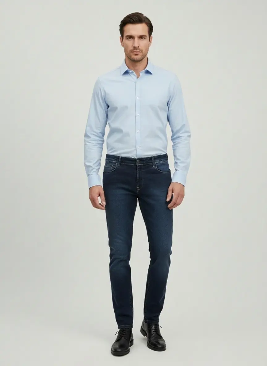 Elit Muške farmerke Slim fit, Indigo