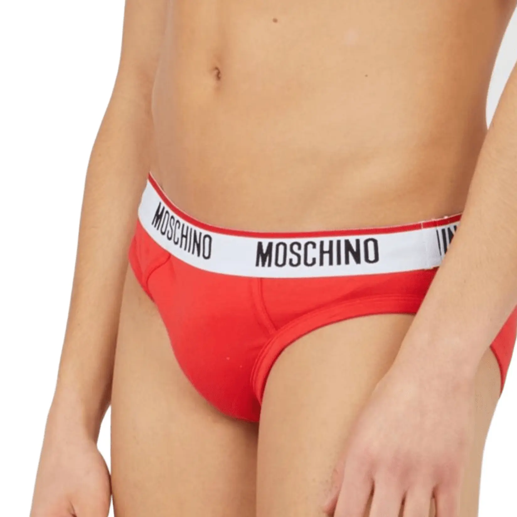 Moschino Set muških Slip gaća, 2 komada, Crveni