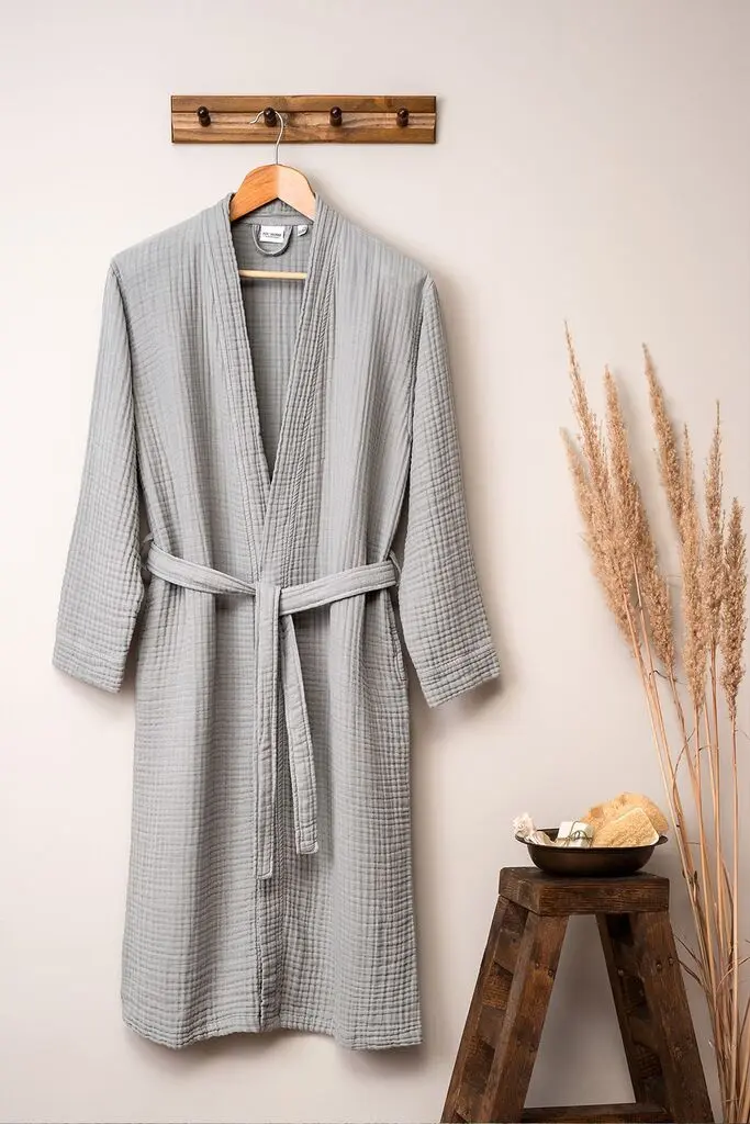 L'essentiel Maison Bademantil Kimono, Sivi