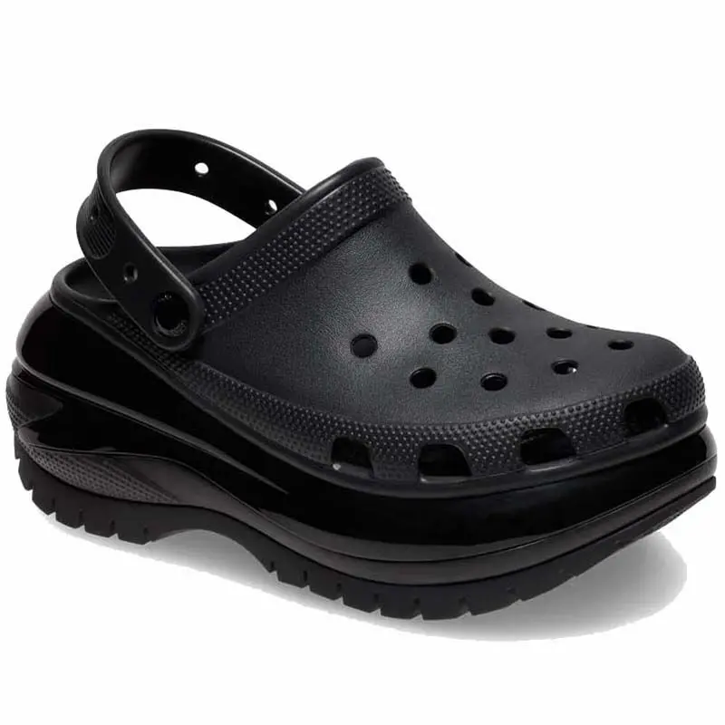 Crocs Ženske papuče MEGA CRUSH CLOG, Crne