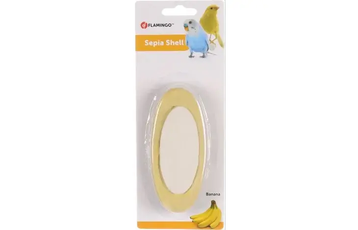 FLAMINGO Kost za ptice Sipina Banana, 12cm
