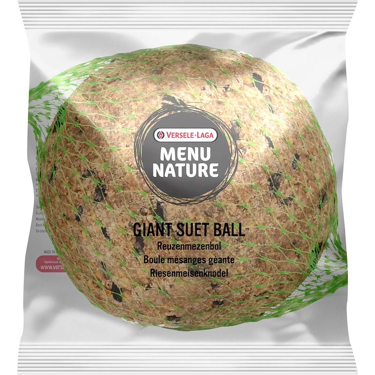 VERSELE-LAGA Poslastica za divlje ptice Zimska masna kugla u mrežici Menu Nature Giant 500g