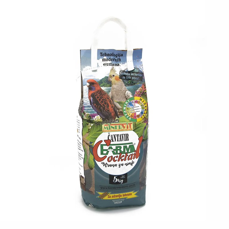 FARMCOMMERC Hrana za Nimfe Farm Coctail, 5kg