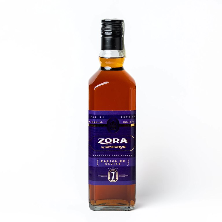 Emperus Rakija od šljive Zora barik 7, 0,7l