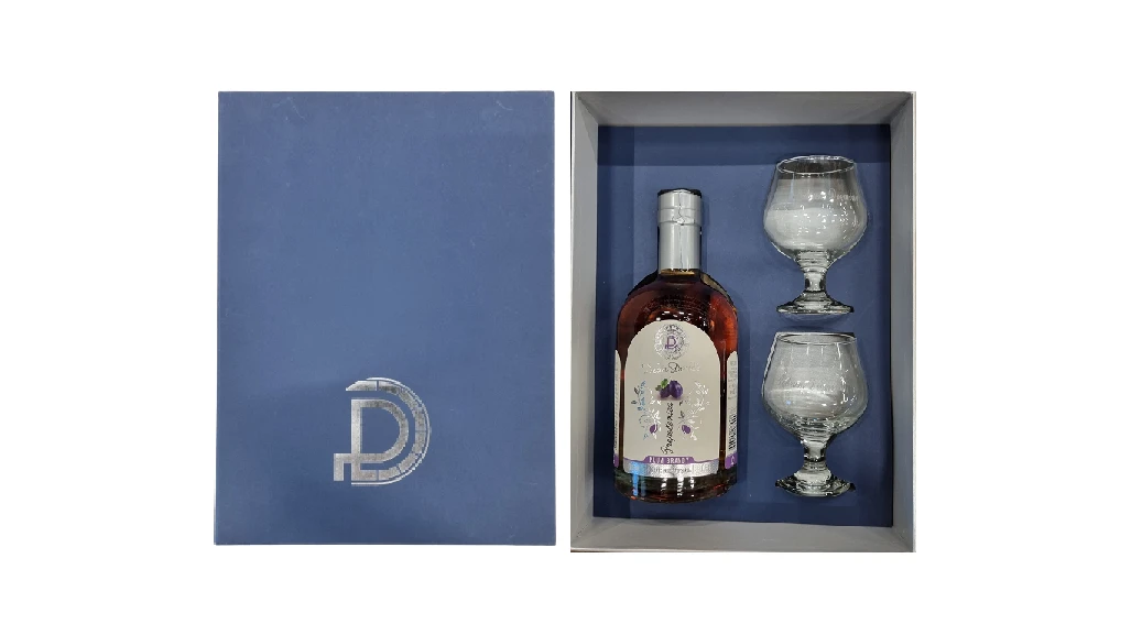 Dremina - Deda Đorđe rakija sa čašama - gift box