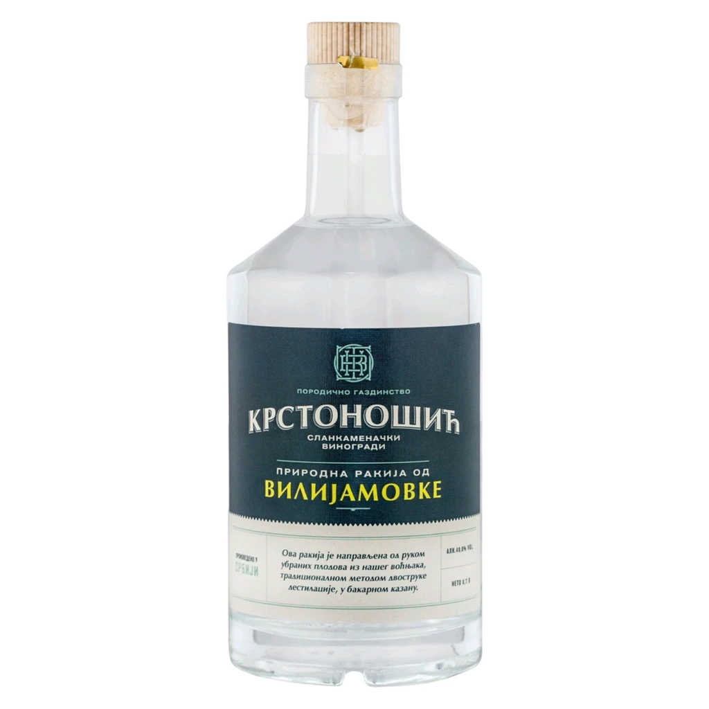 Krstonošić Rakija Vilijamovka 40% vol, 700ml
