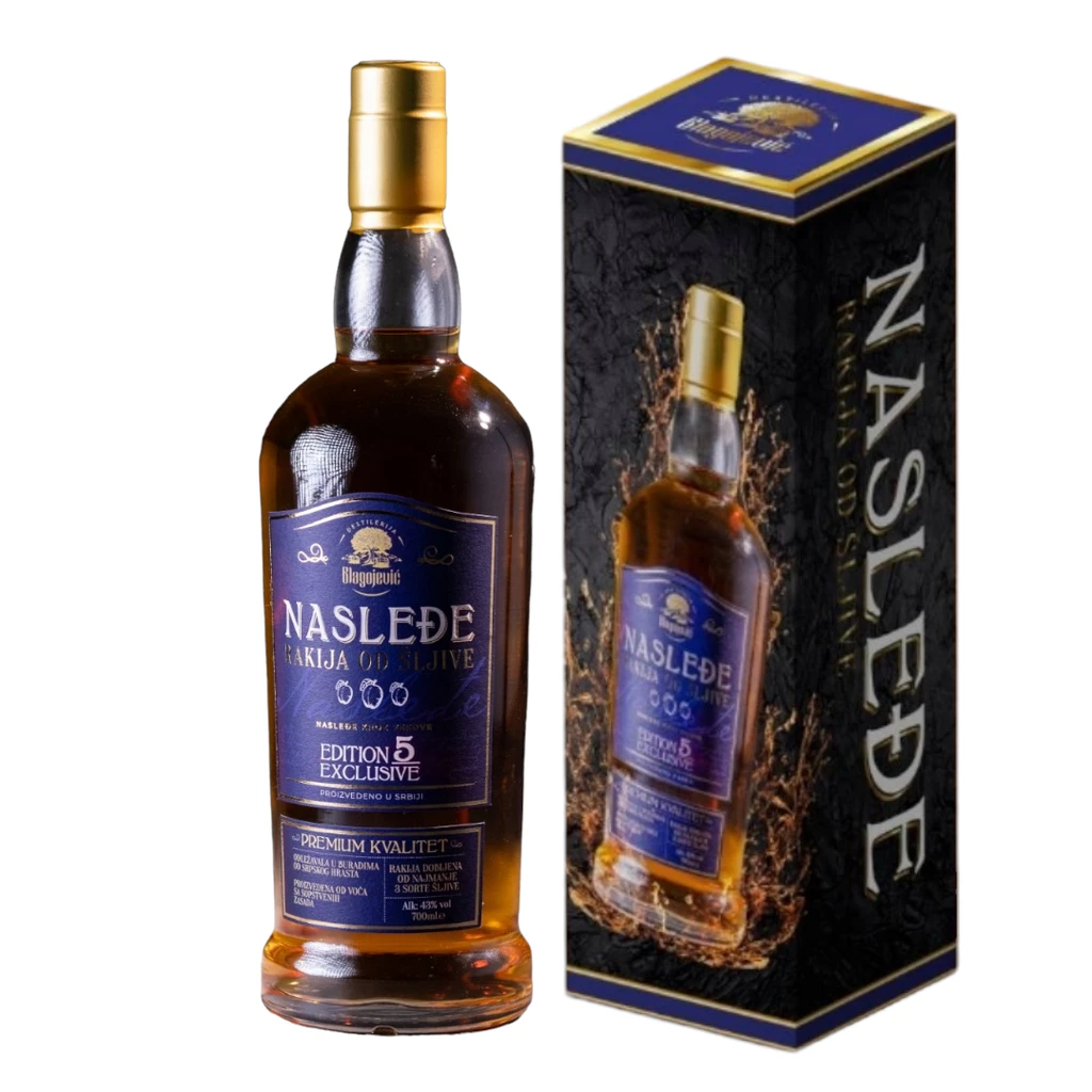 Blagojević Rakija Nasleđe Šljiva 5 45% vol, 700ml BOX