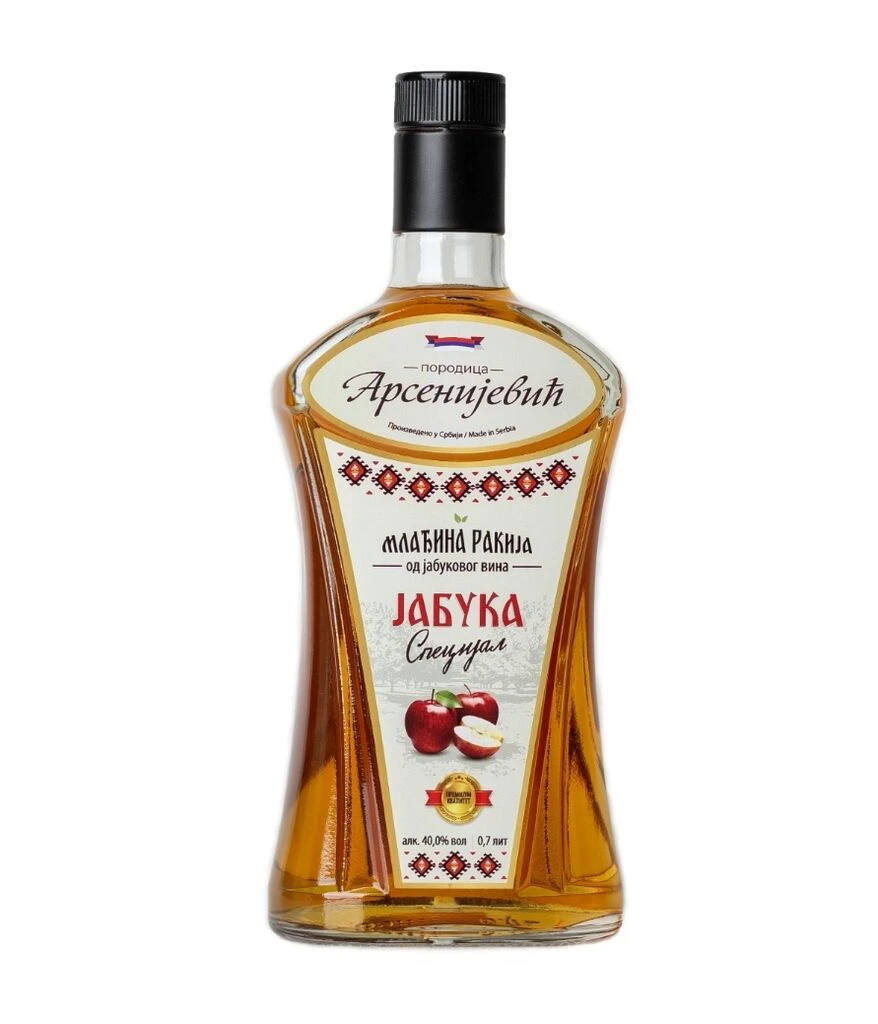 Arsenijević Mlađina rakija Jabuka Specijal 40% vol, 700ml