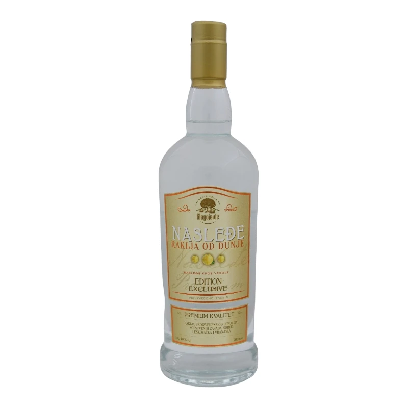 Blagojević Rakija Nasleđe Dunja 40% vol, 700ml