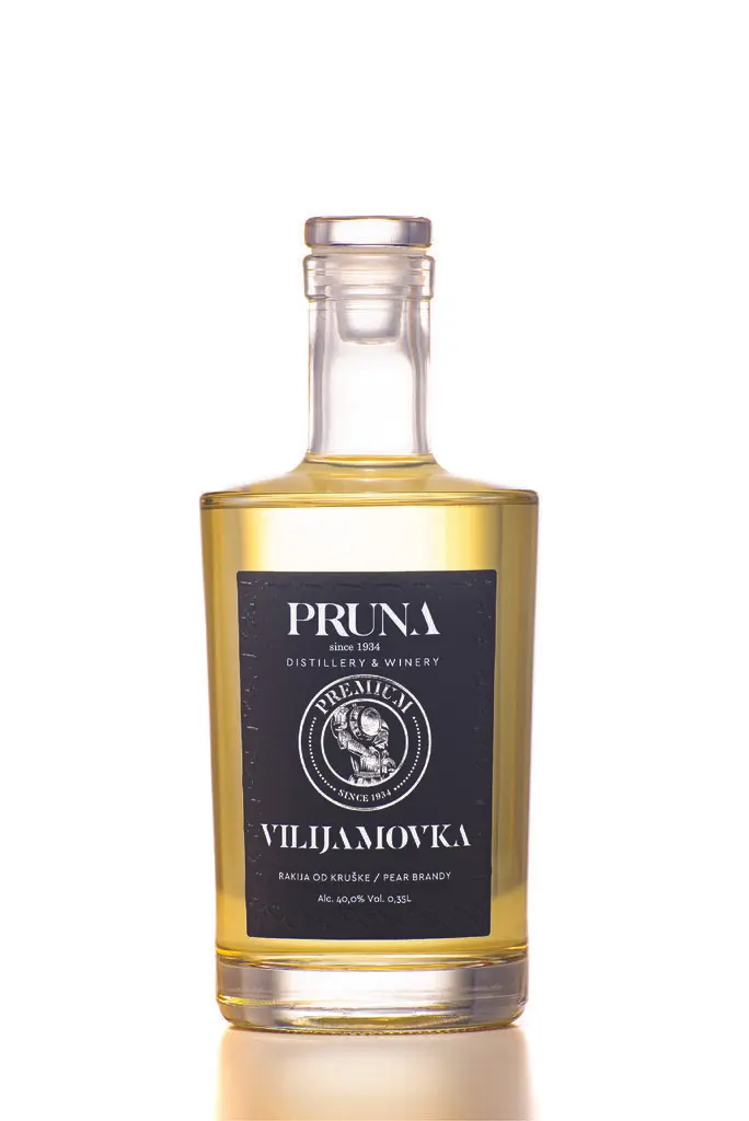 Pruna Rakija Vilijamovka Premium 40% vol, 350ml