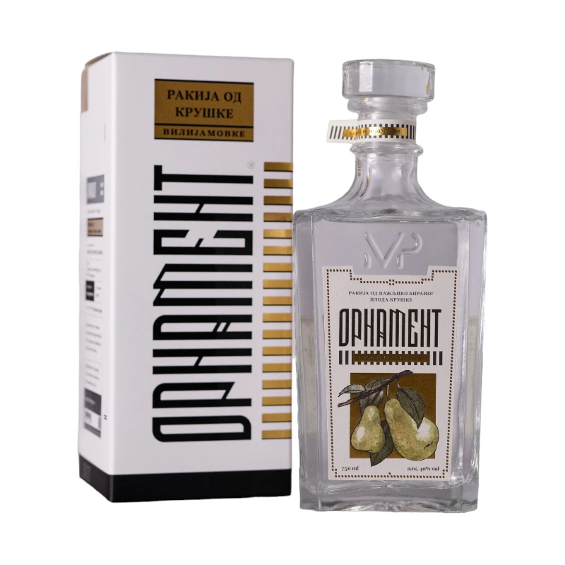 Ornament Rakija Vilijamovka 40% vol, 750ml, Lux pakovanje