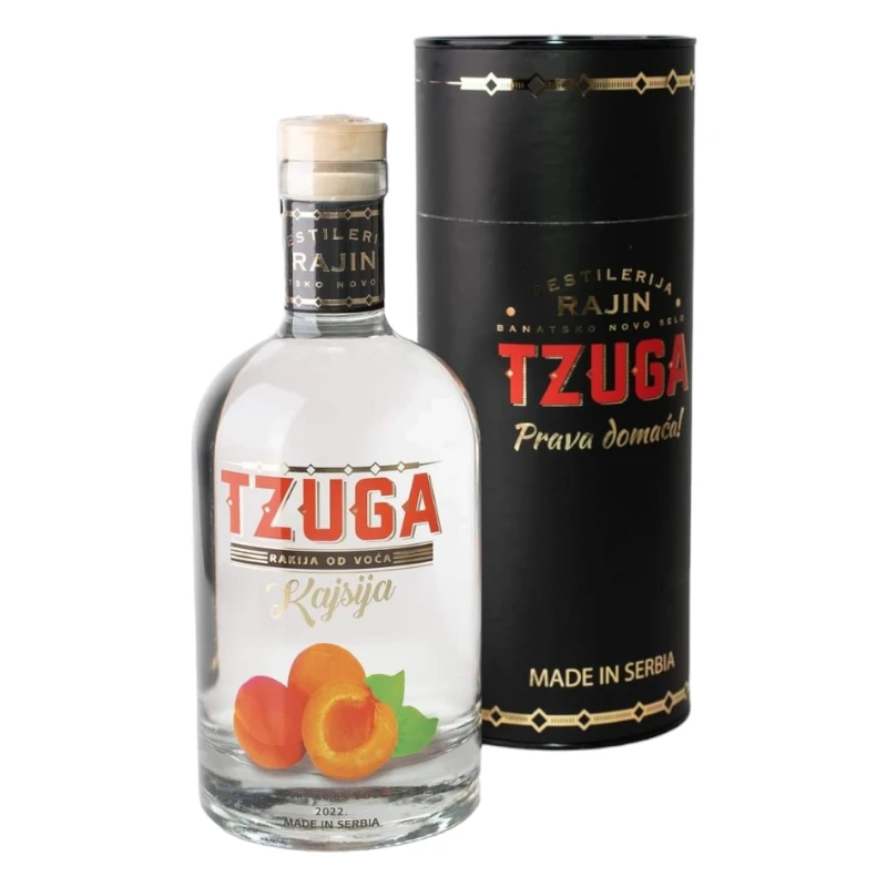 Tzuga Rakija Kajsija LUX 40% vol, 700ml