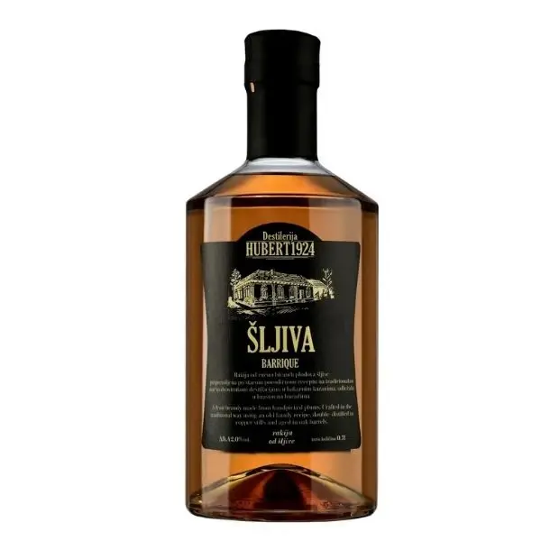 Hubert Rakija Barrique LUX, Šljiva, 0.7