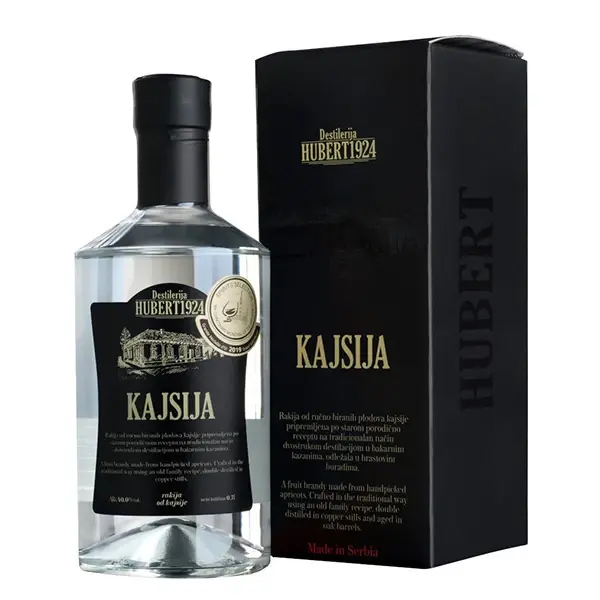 Destilerija Hubert 1924 Rakija od kajsije Lux, Stara dve godine, 0.7l