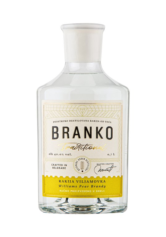 Branko Rakija Traditional, Viljamovka, 0.7l
