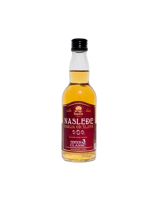 NASLEĐE Rakija od šljive Edition 3 Classic, 100ml