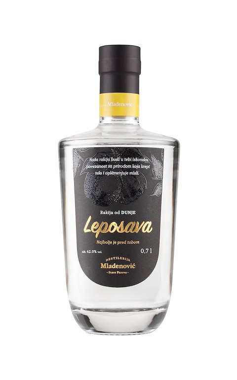 DESTILERIJA MLADENOVIĆ Rakija od dunje Leposava, 0.7l